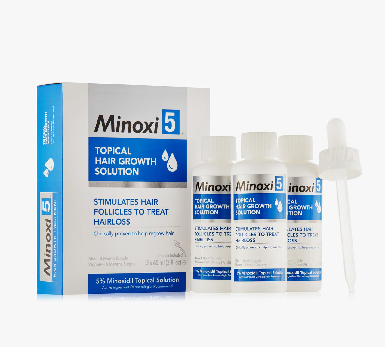 Minoxi5 Minoxidil FOAM , 3 PACK – Shop Minoxidil
